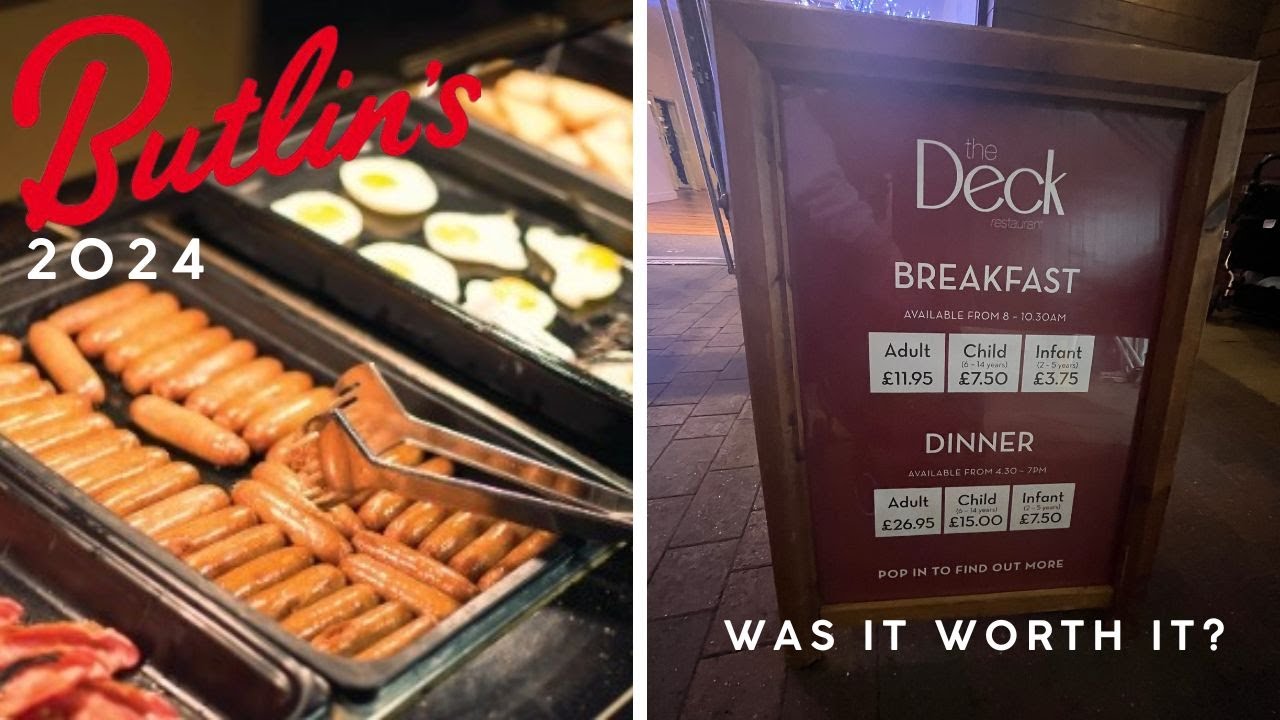Butlin's Skegness Buffet Breakfast Tour & Review - The Deck | Was It ...