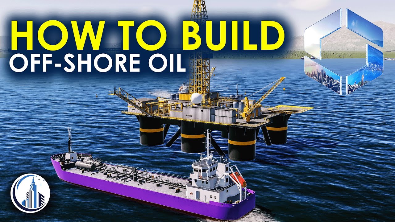 How To Build An Offshore Oil Industry In Cities Skylines 2 - YouTube