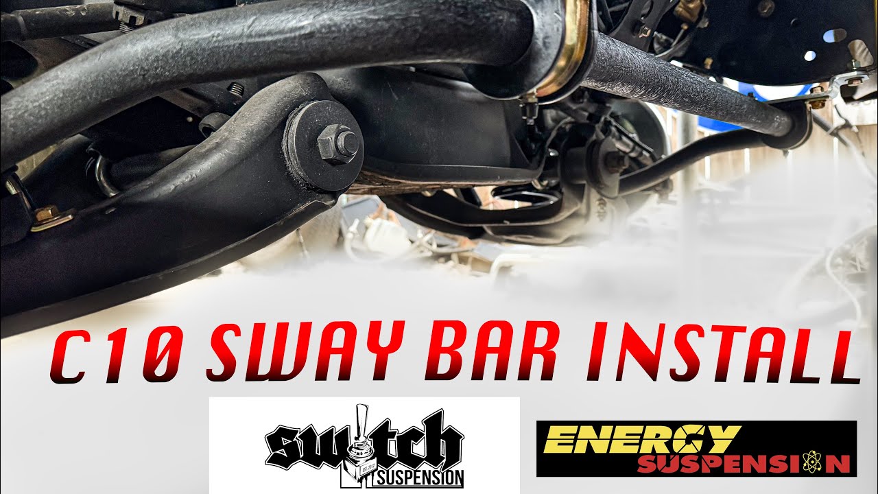 Upgraded c10 sway bar - YouTube