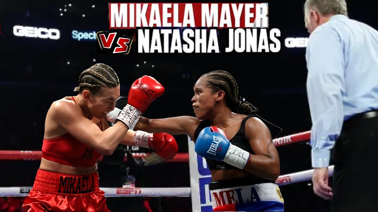 Girl's Fight at Welterweight Championship - Natasha Jonas Vs Mikaela ...