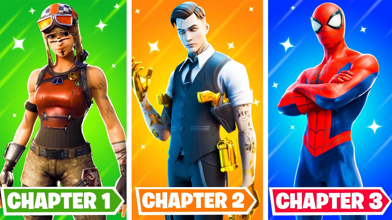 the *EVERY CHAPTER* Fortnite Fashion Show...(3/10) - YouTube