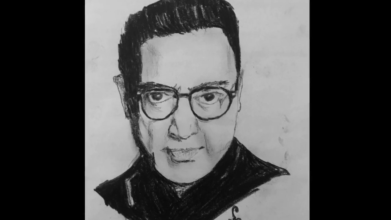 How to Draw Bigg Boss Kamal Hassan - YouTube