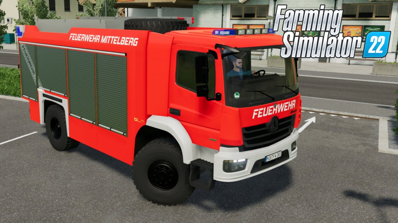 Mercedes-Benz Fire Department Truck - Farming Simulator 2022 [FS22 LS22 ...