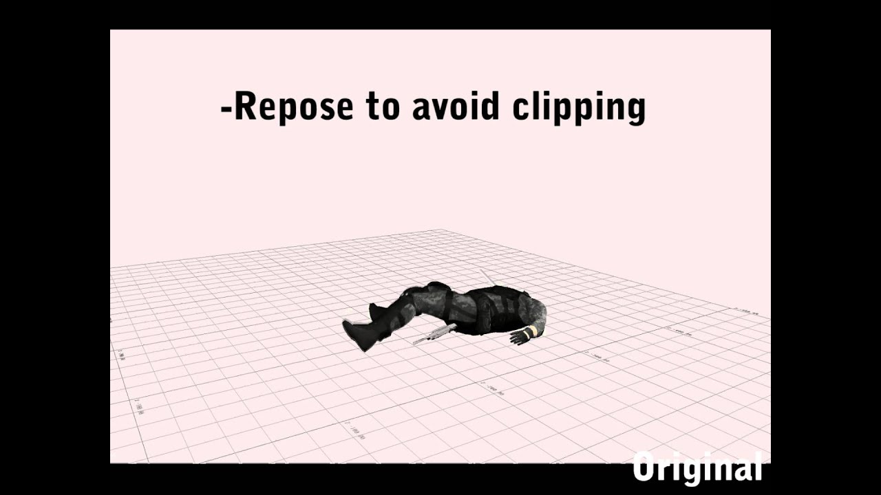 Editing a death-animation - YouTube