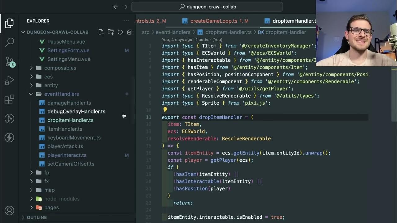 Refactoring Code In Our Dungeon Crawl Javascript Game Youtube