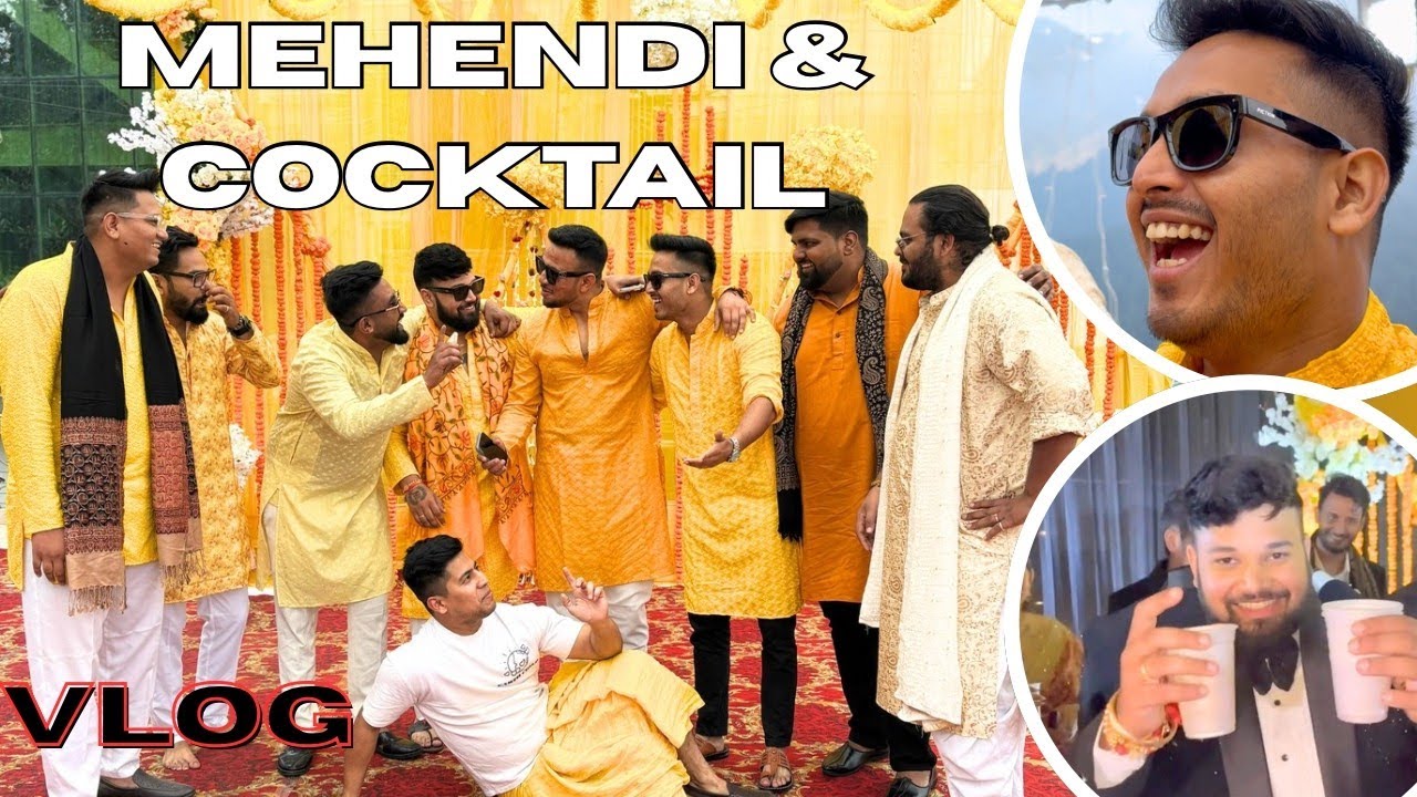 Aisi Mehendi aur cocktail nhi dekhi hogi😂🍾 Shadi vlog part 2 ️ Watch ...