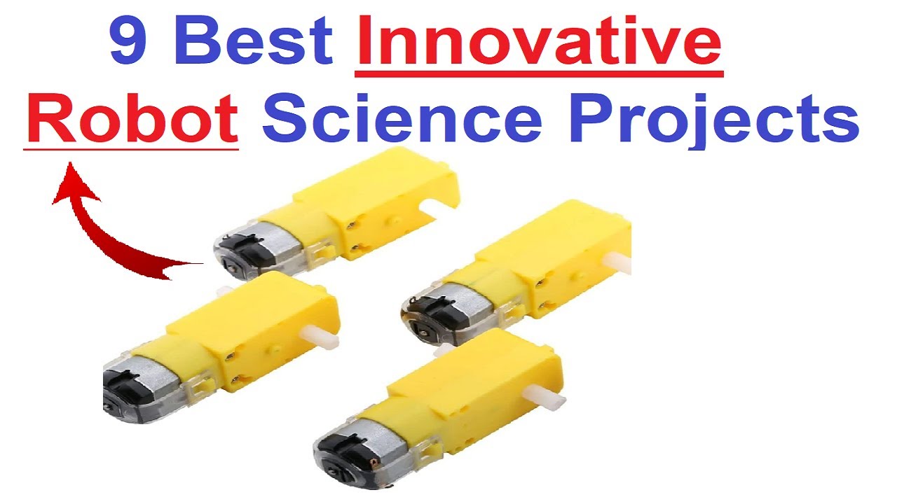 9 best innovative robots using robot dc motors | inspire award winning ...