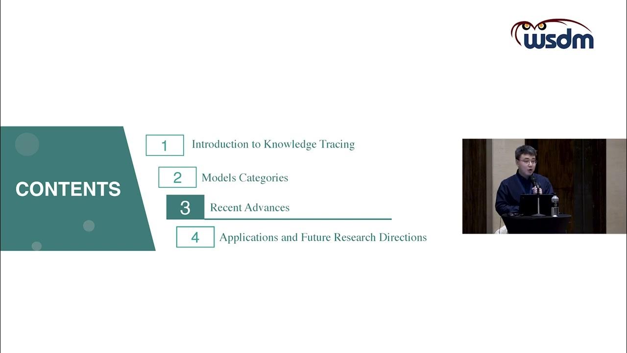 WSDM-23 Industry day: Recent Advances on Deep Learning based Knowledge Tracing - YouTube