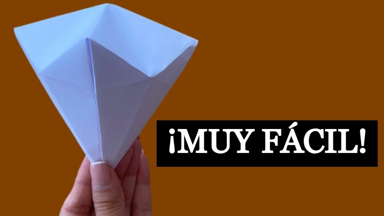 Cómo hacer un diamante de papel, Fácil origami - YouTube