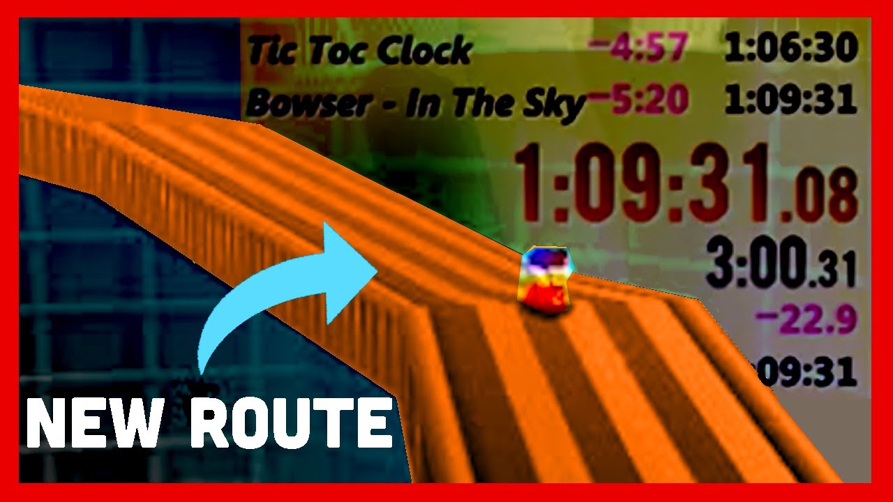 My New Speedy Route Changes EVERYTHING!! (Mario 64 Speedrunning) - YouTube