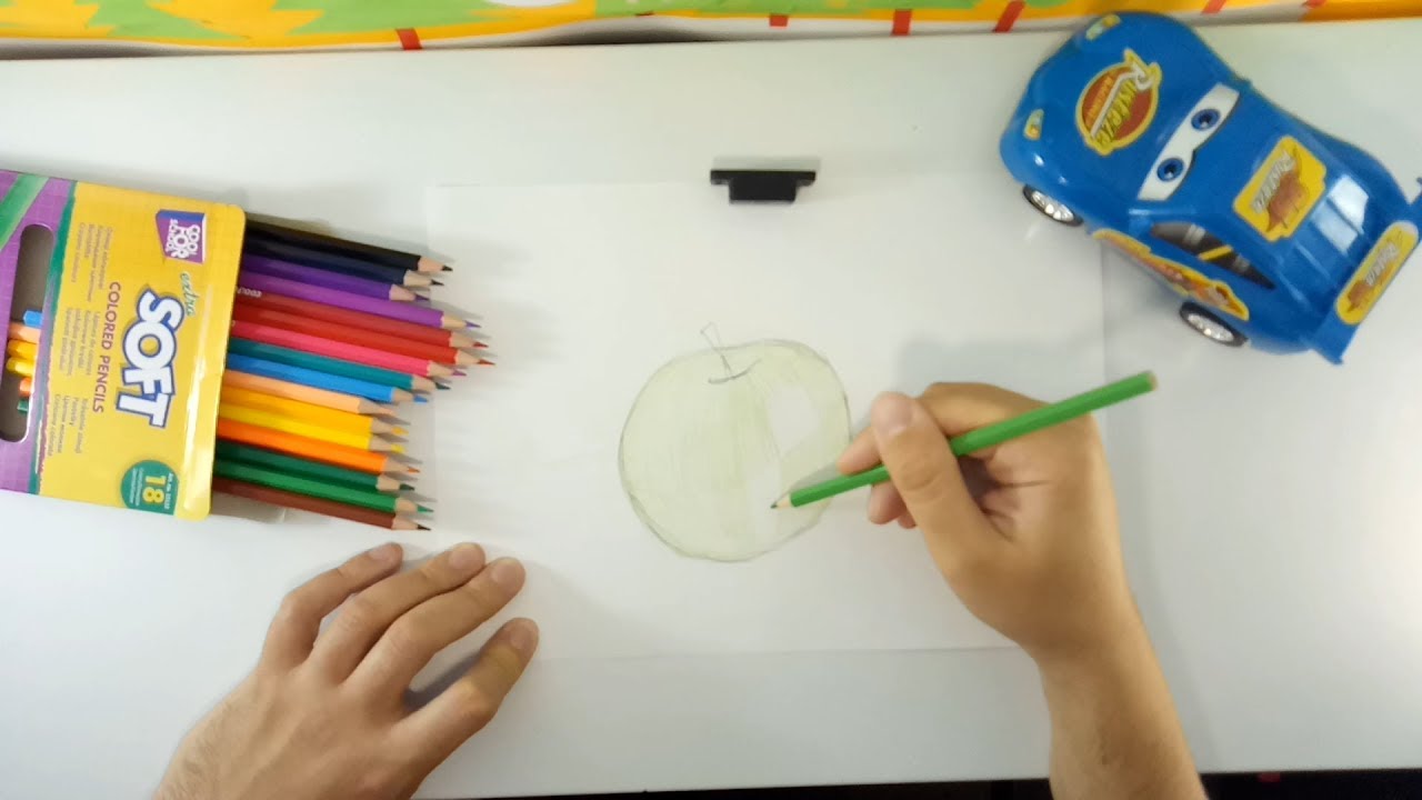 Fun Learning Colors With Play-Doh | Play-Doh Stream 4 | Drawing Apple ...