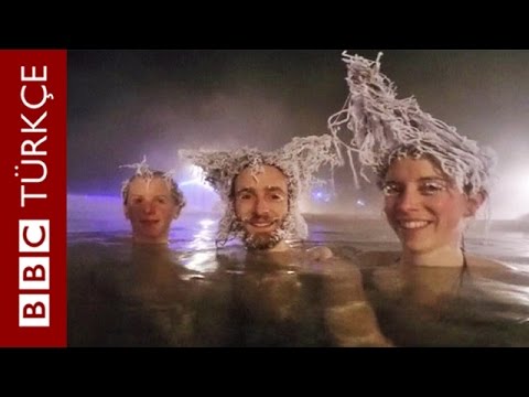 -30 santigrat derecede 'donuk saç' yarışması - BBC TÜRKÇE