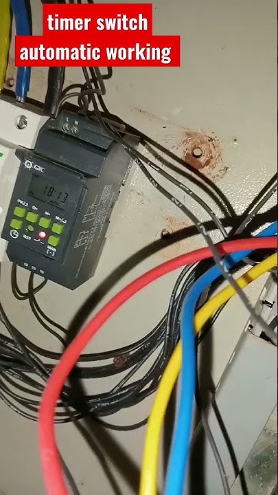 #timer switch automatic working - YouTube