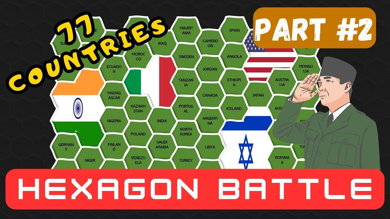 MAPPERS BEWARE: 65 Countries Left. Epic Hexagon Battle - Part #2 💣 # ...