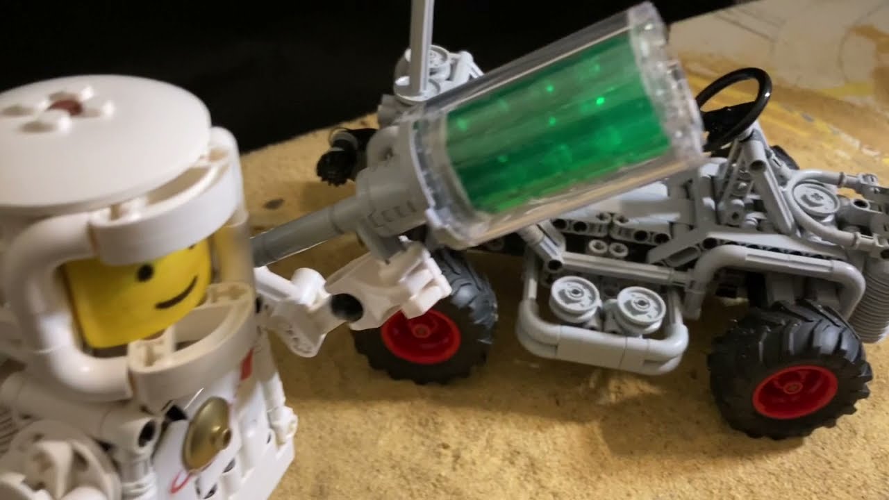 Eurobricks TC20 contest entry space LEGO 886 Technic rebuild - YouTube