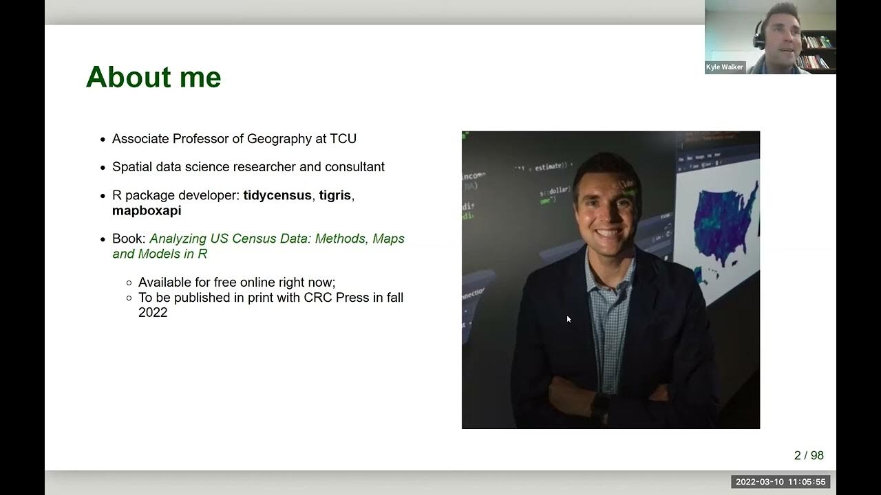 2022 Webinar Series - Analyzing 2020 Census data with R and tidycensus - YouTube