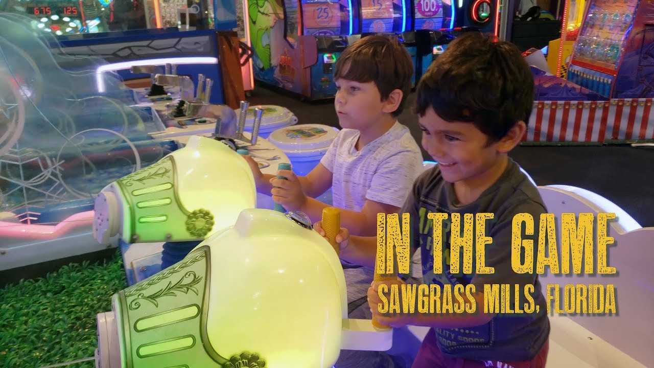 In the Game - Video Arcade Sawgrass Mall, Florida - 4K - YouTube