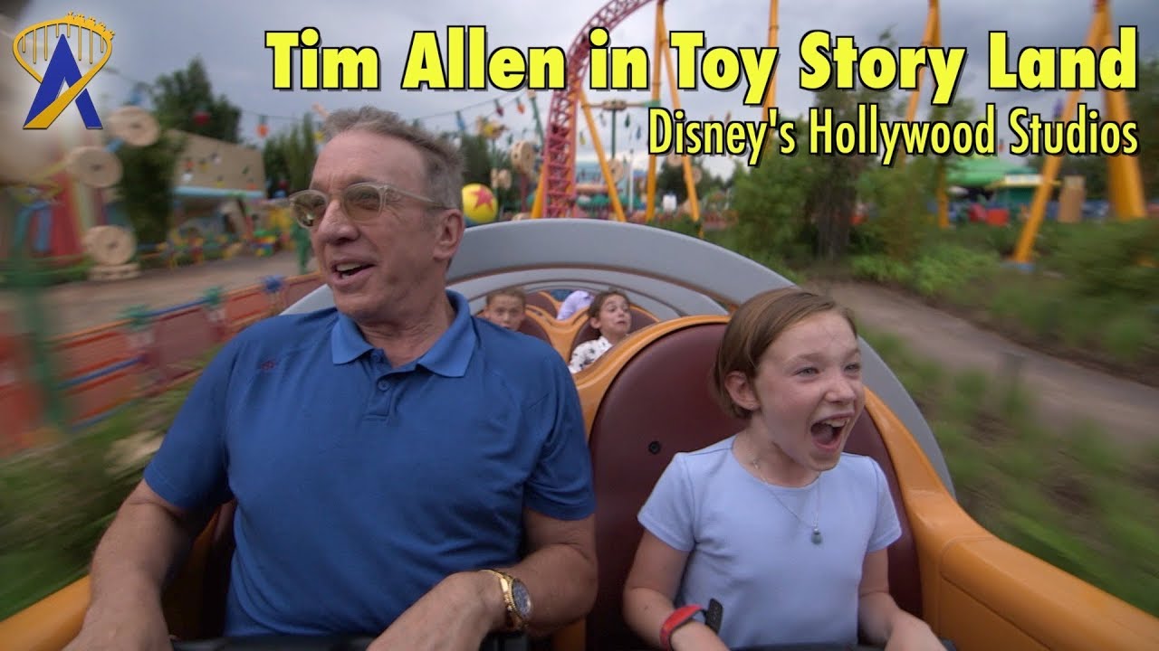 Tim Allen explores Toy Story Land at Disney's Hollywood Studios - YouTube