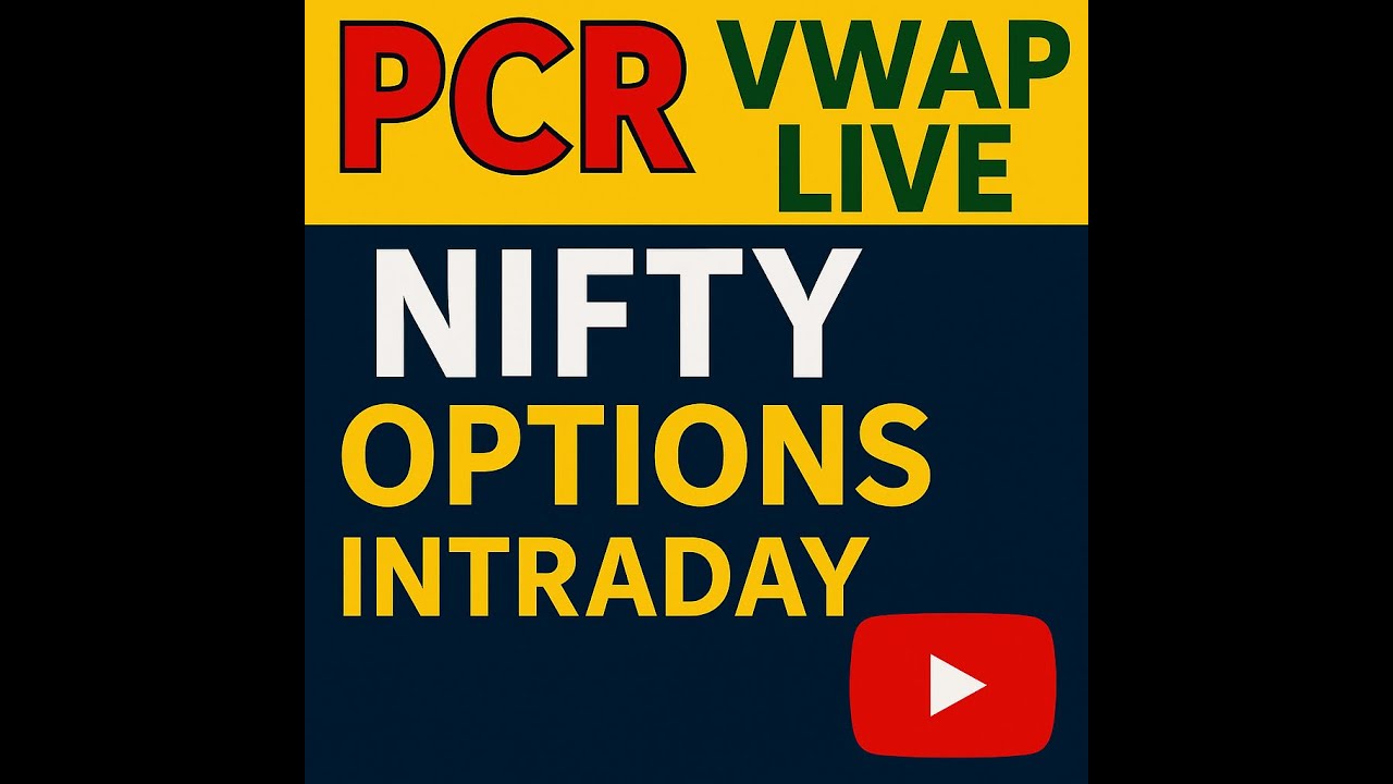 Nifty PCR & VWAP Live | Live Options Data for Intraday Trading - YouTube