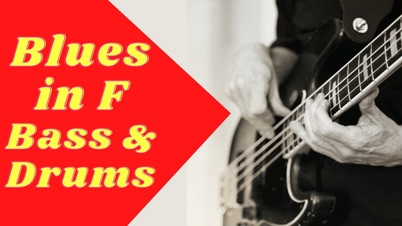 Blues in F Backing Track Bass and Drums | Jazz Blues - YouTube