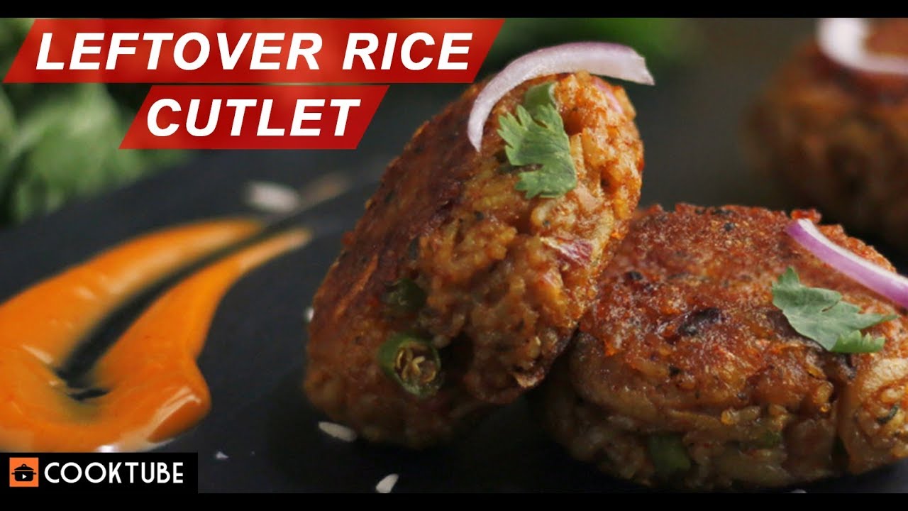 Leftover Rice Cutlet Recipe | What to Do with Leftover Rice | Rice ...