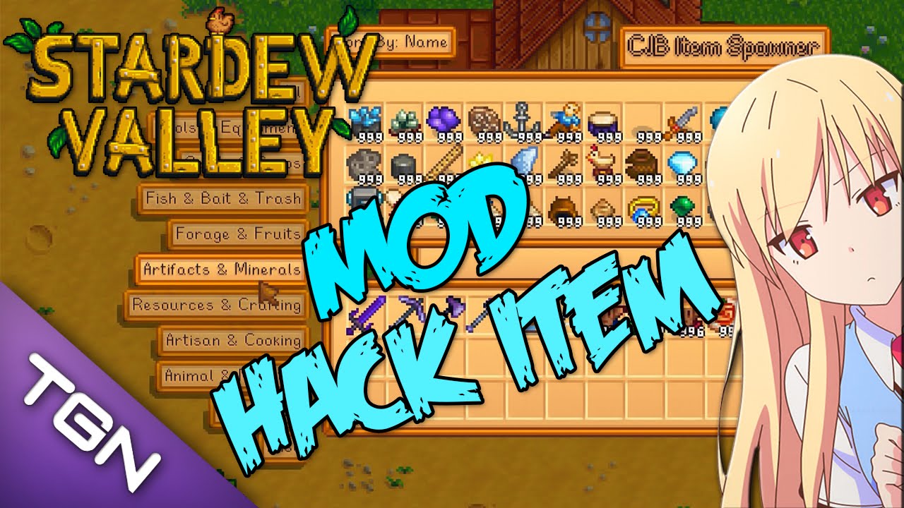 Stardew Valley - สอนลง Mod เสกของต่างๆในเกม [Mod CJB Item Spawner ...
