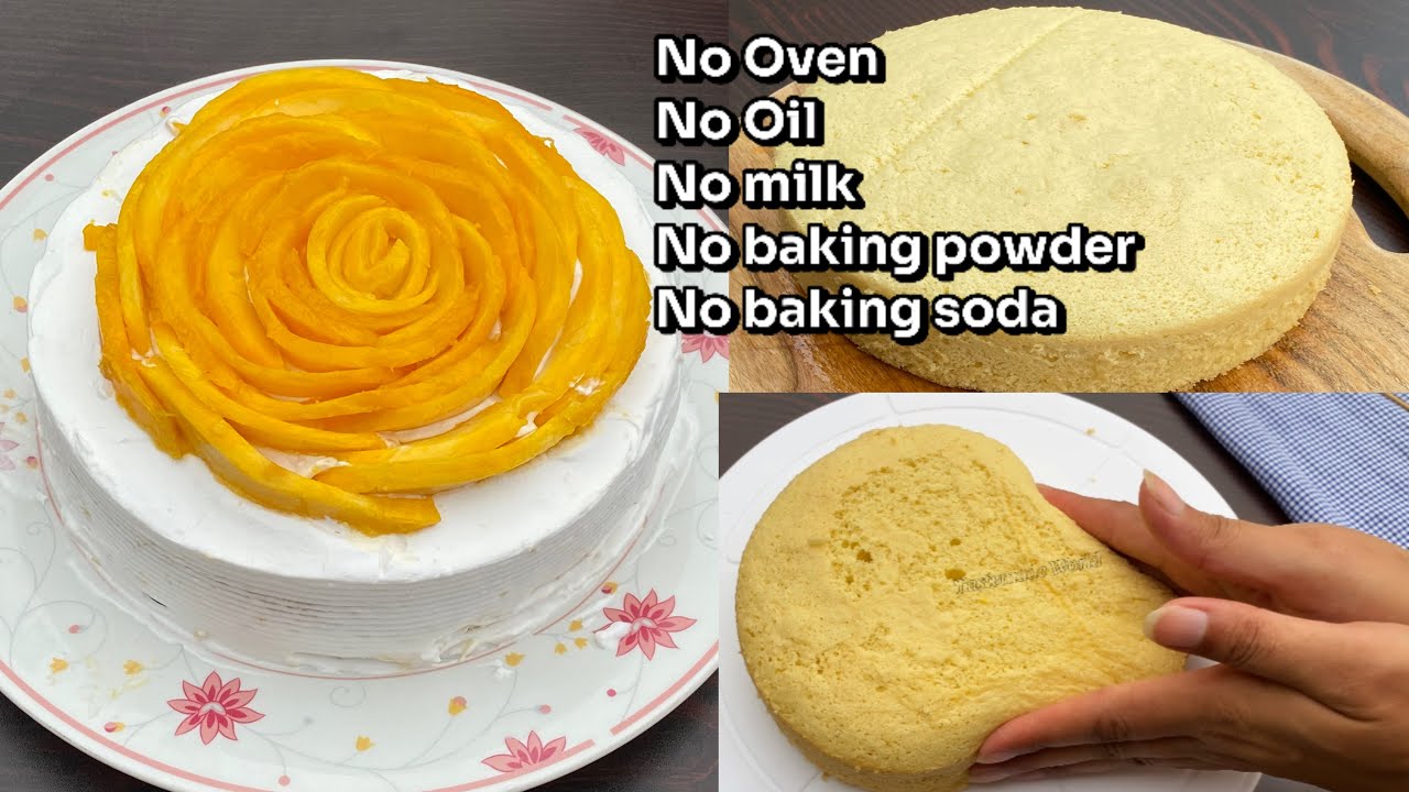 Mango cake without Oven | how to make mango cake | cake recipe | mango ...