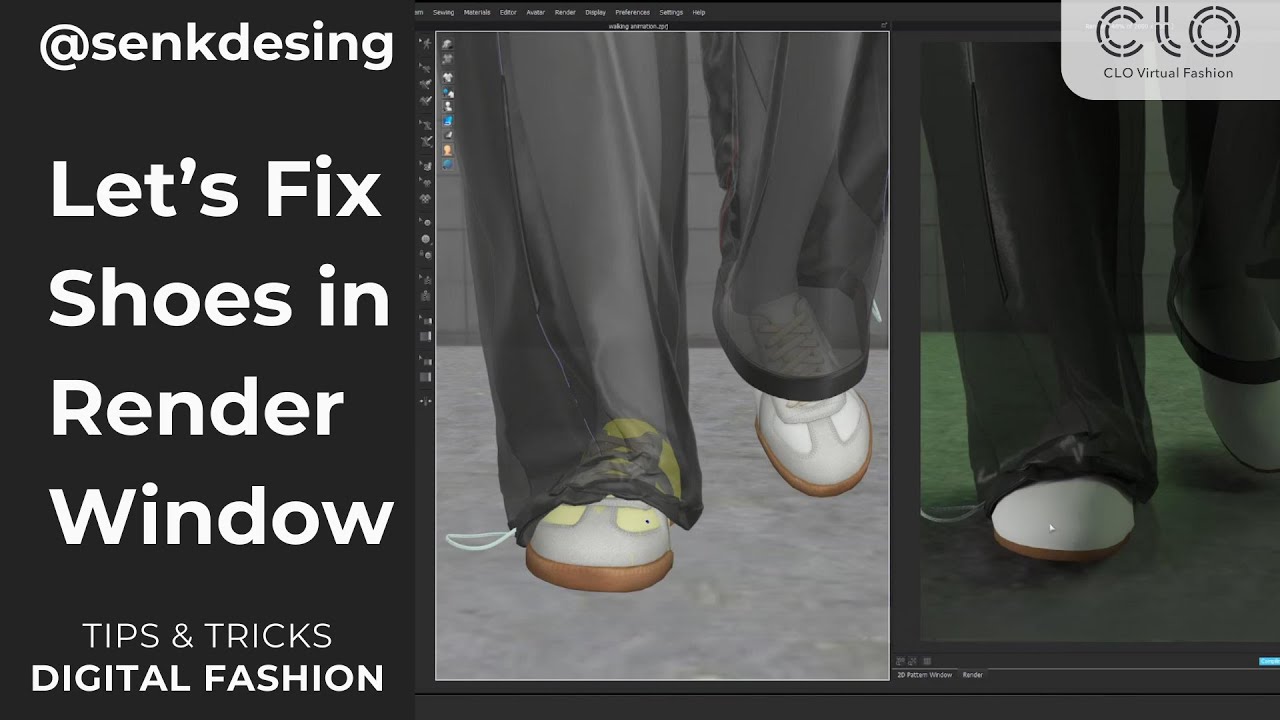 Easy Fix: Shoes Missing Texture (opacity) in Render Window [Clo3D ...