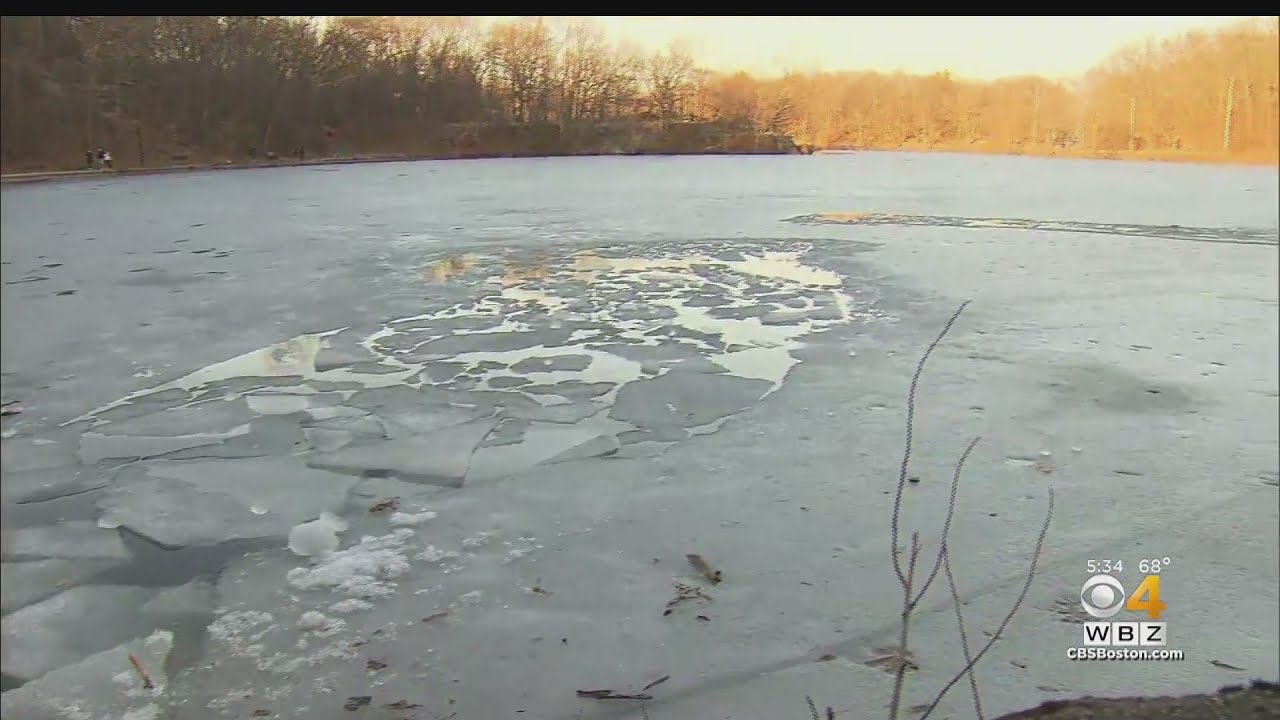 Father, Son Rescued By Malden Firefighters After Falling Through Ice At ...