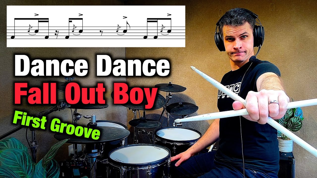 Dance Dance - Fall Out Boy | First Groove Drum Lesson - YouTube