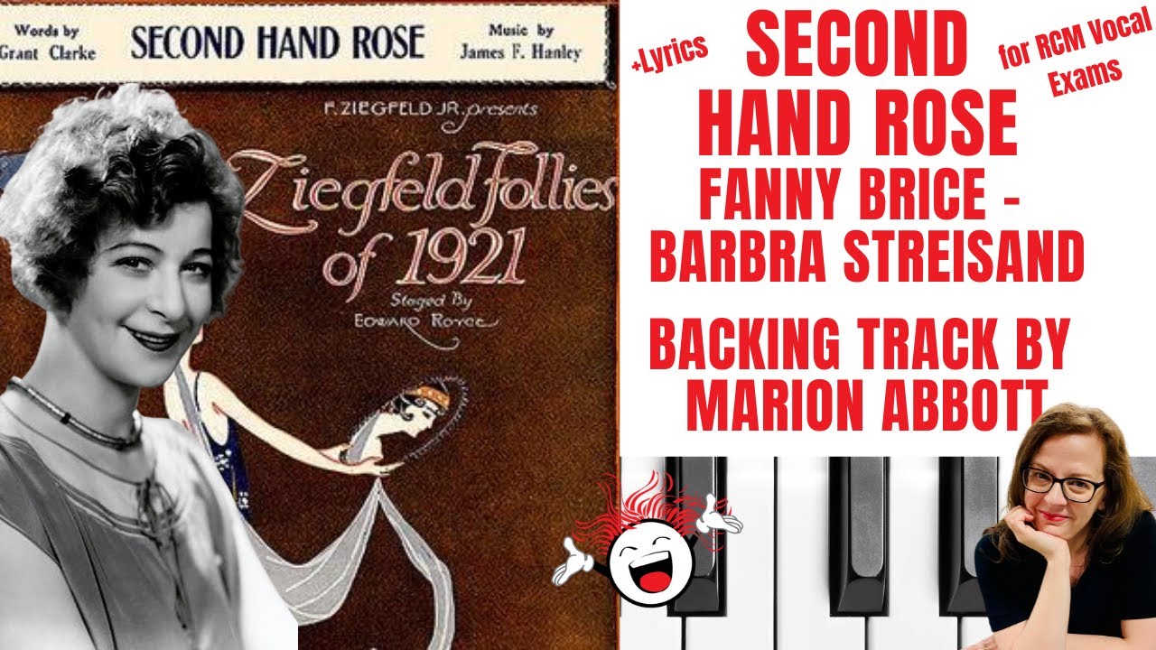 Second Hand Rose (Fanny Brice - Barbra Streisand) - Backing Track ...