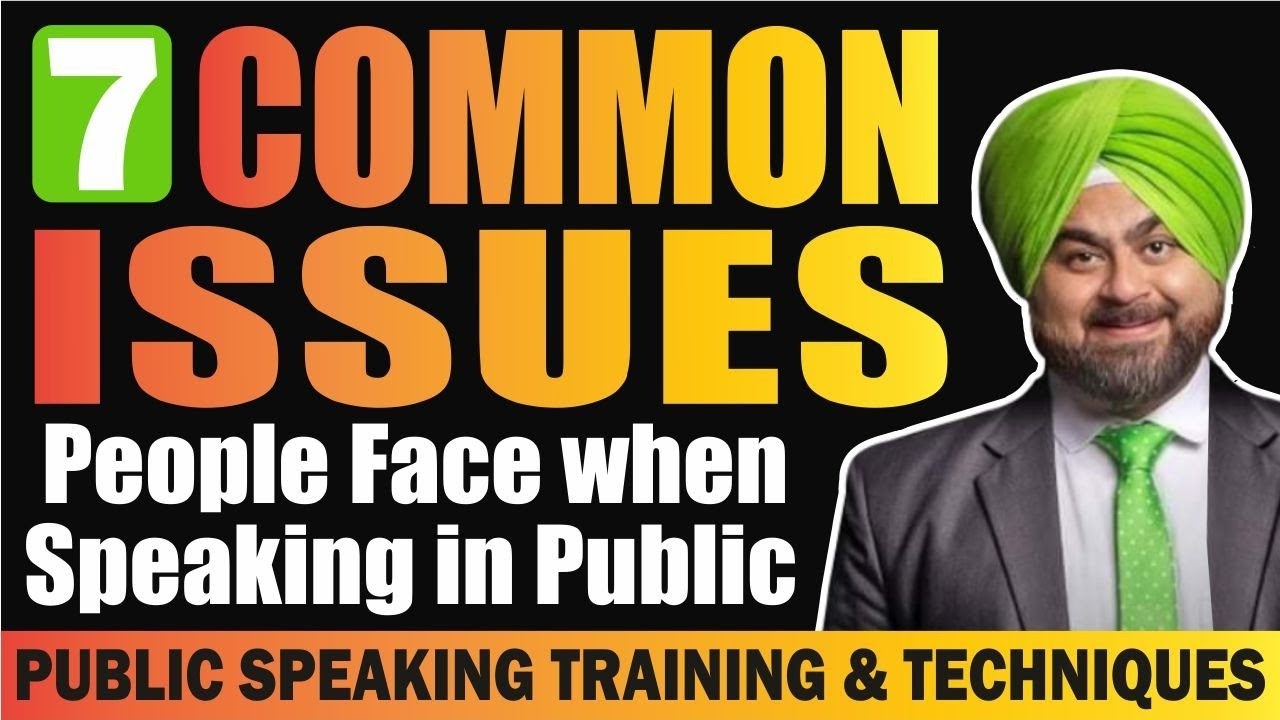 7 common issues people face when speaking in public | Public Speaking ...