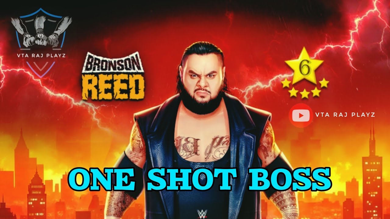 ONE SHOT BOSS BRONSON REED @WWEMayhemGame @WWE @vtarajplayz #wwe # ...