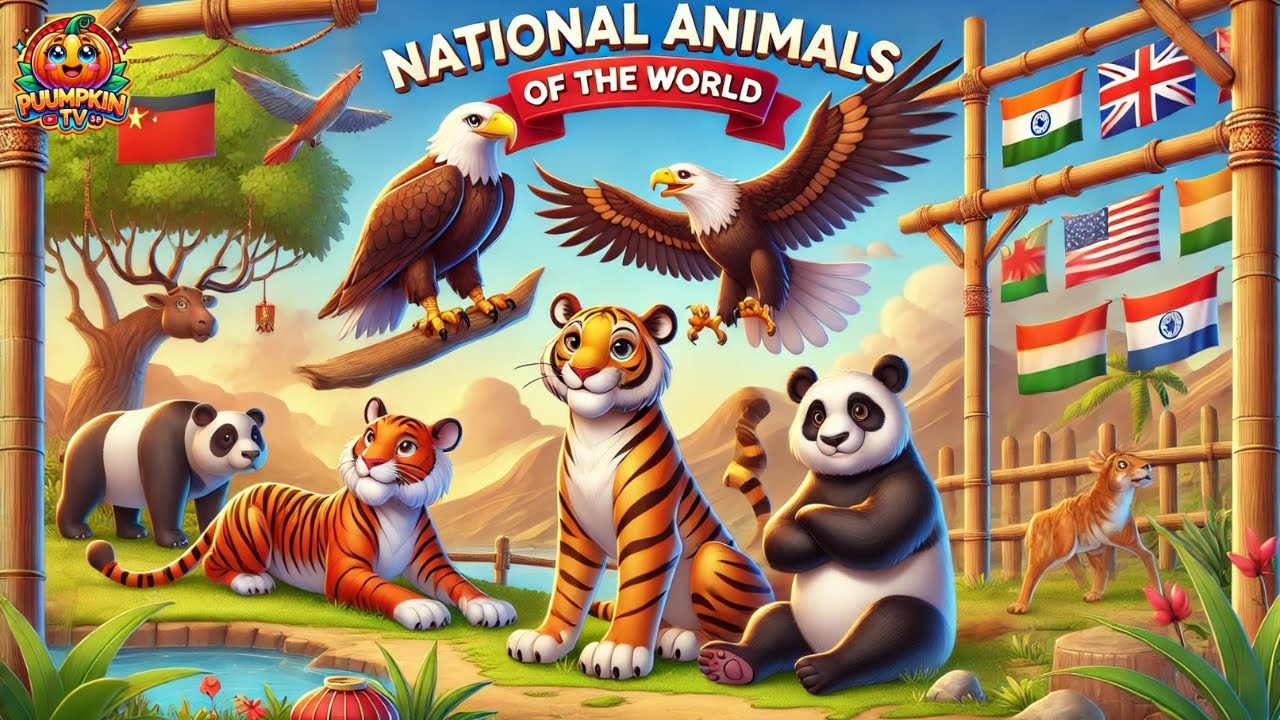 National Animals of the World 🌍 | Countries & Their Animal Symbols ...