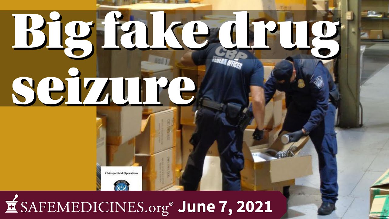 June 7, 2021: Big Fake Drug Seizure - YouTube