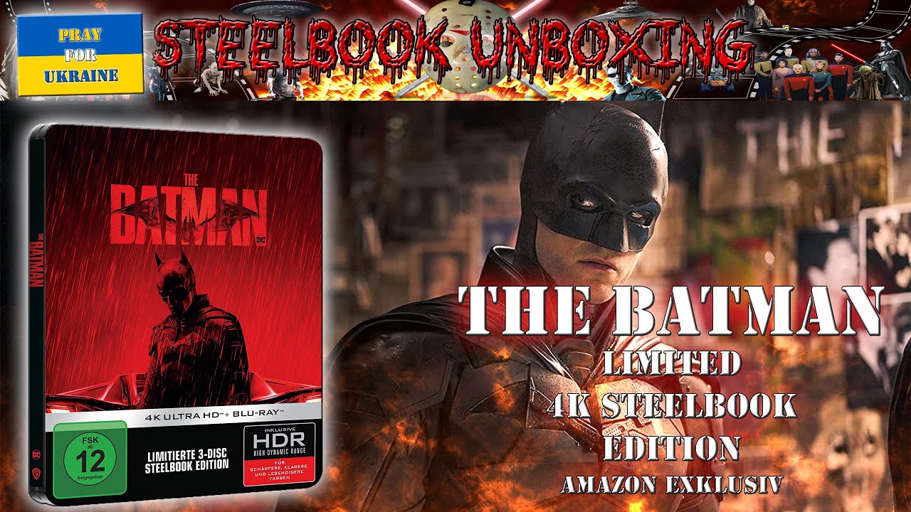 Unboxing - THE BATMAN - 4K Steelbook - Amazon Exklusiv - YouTube