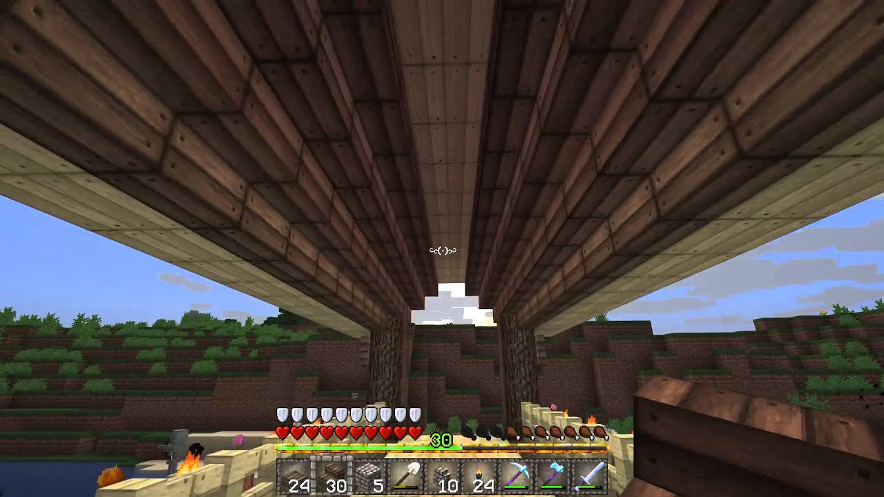 Minecraft #144 - Brücke Innendach - Let's Play Minecraft [Deutsch ...