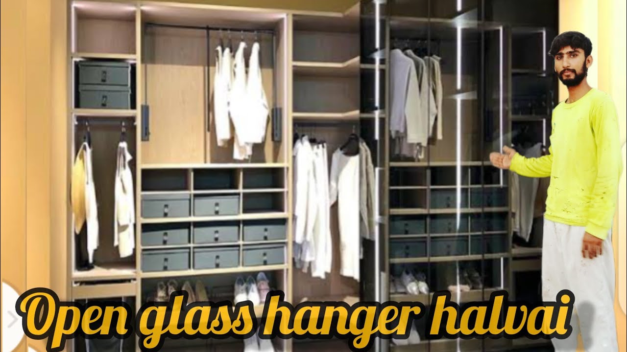 Open space Glass door Dressing room - Closet - - YouTube