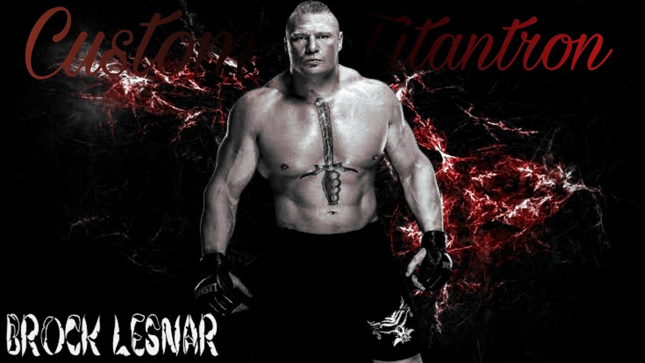 BROCK LESNAR CUSTOM TITANTRON | ''NEXT BIG THING'' | Cinematic Edit | Usman EDITx - YouTube