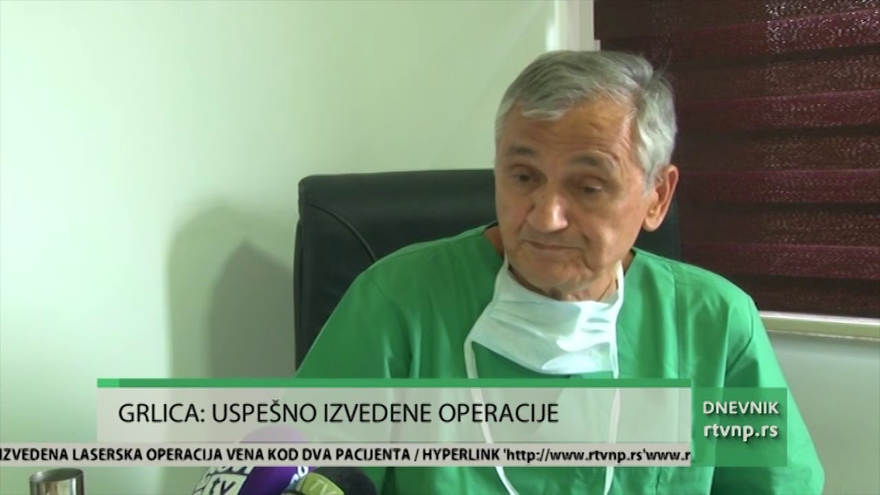 Laserska operacija vena u Grlici - YouTube