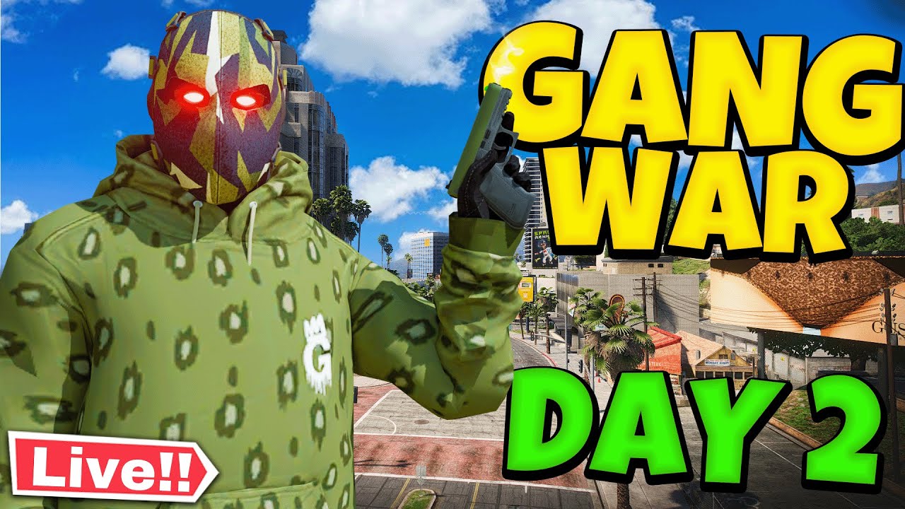 🔴 LIVE Gang War Day 2 In Redline RP - YouTube