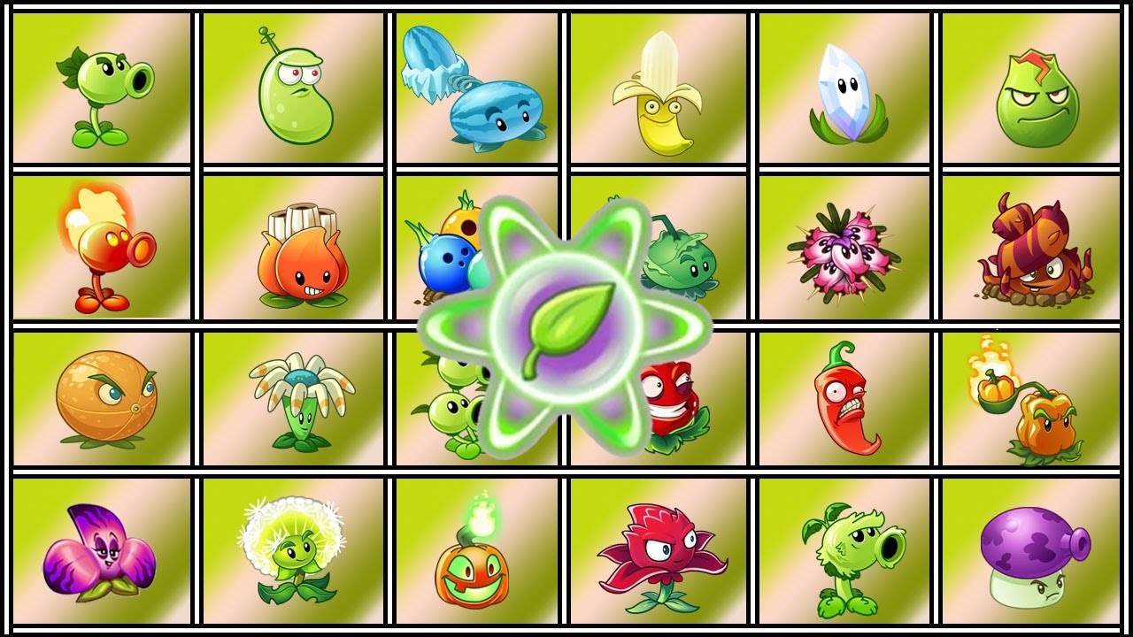 Random 24 Plant with Power Up - Which Plant Will Be Win? - PvZ 2 Plant ...