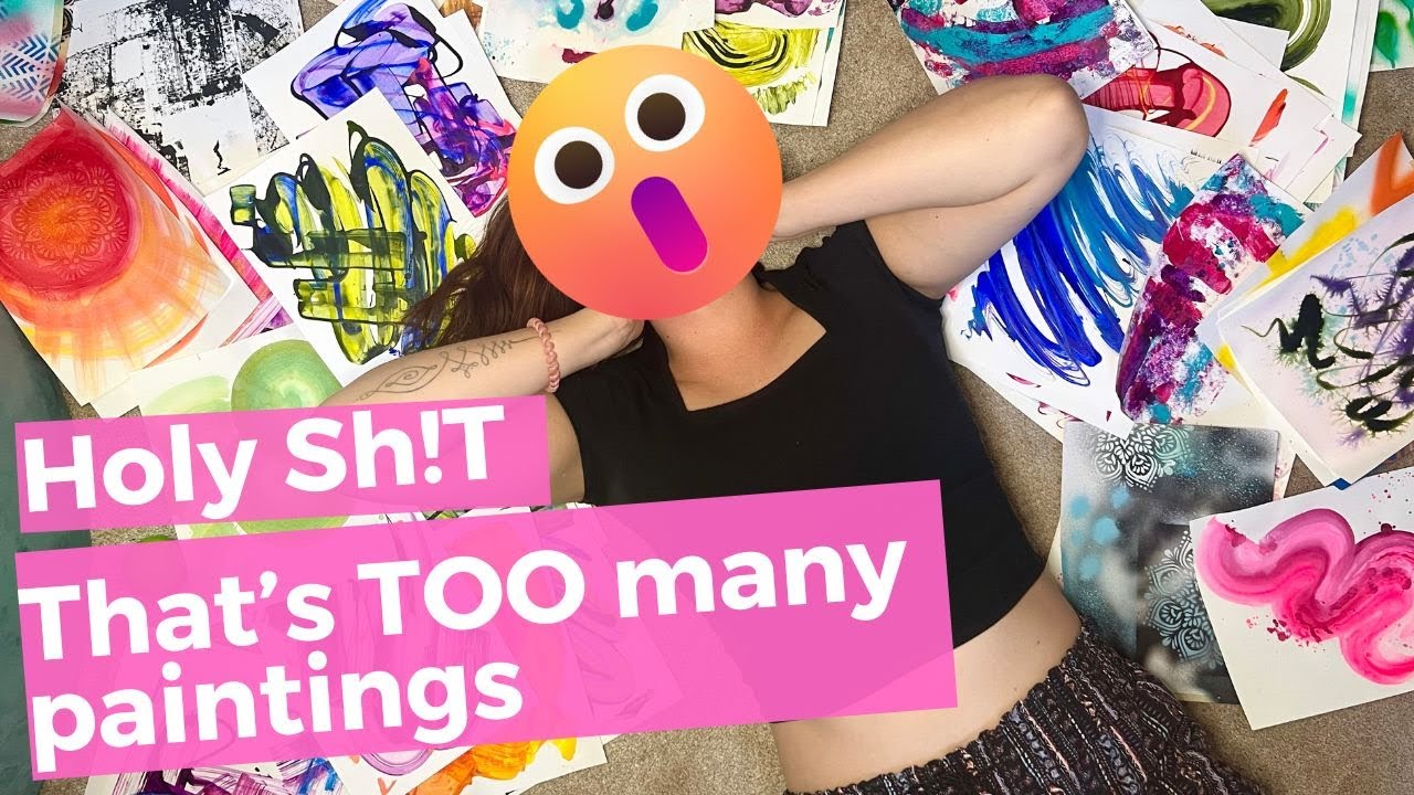 100 Paintings in 3 Days?! (The 100 Painting Challenge!!) - YouTube