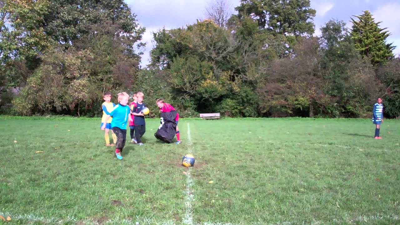 Langley Colts Stallions U10's Crossbar Challenge - YouTube