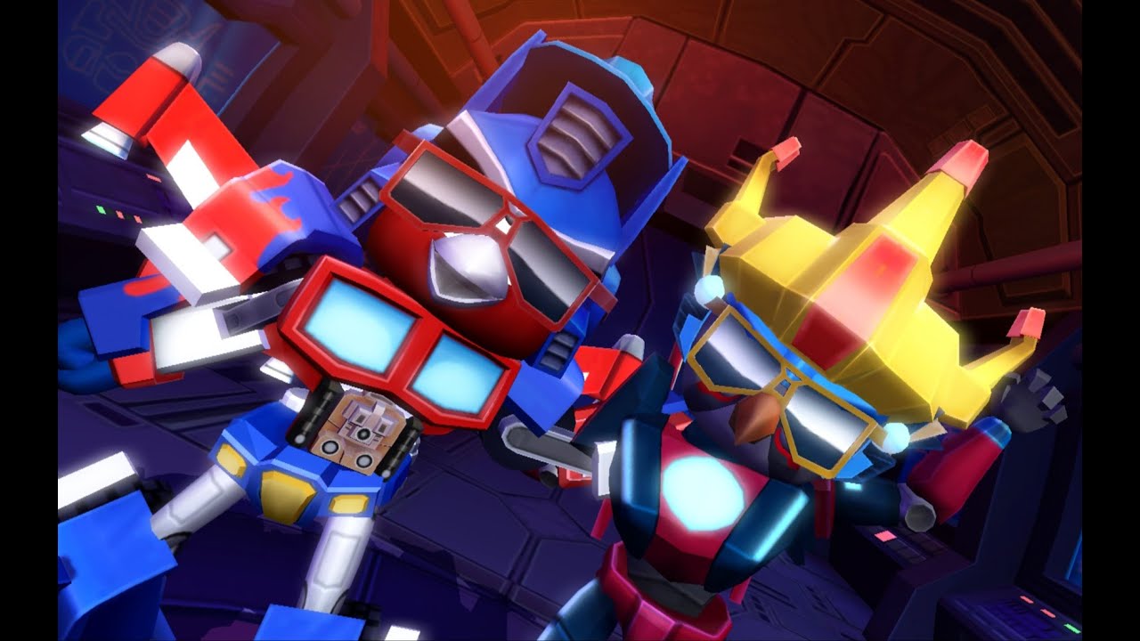 angry birds transformers 💙(red as optimus prime su copañeda silver as ...