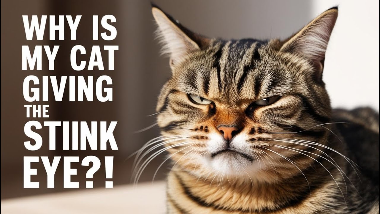 Why is my Cat giving the Stink Eye?! - YouTube