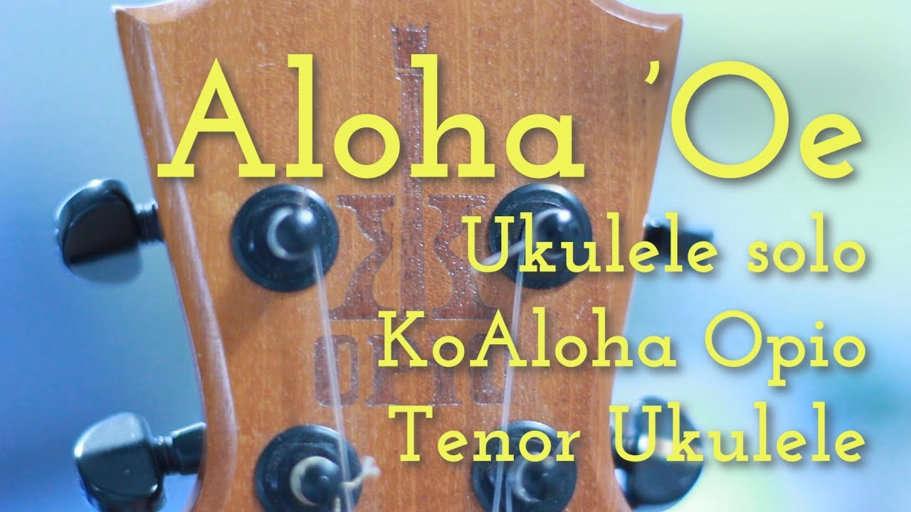 Aloha 'Oe (arr. Daniel Ward) - UKULELE SPROUT - Solo - YouTube