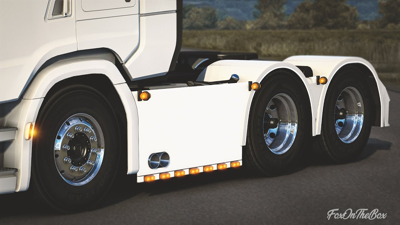ETS2 1.41 Scania Next Generation R&S Custom Sideskirt With Double Pipes ...