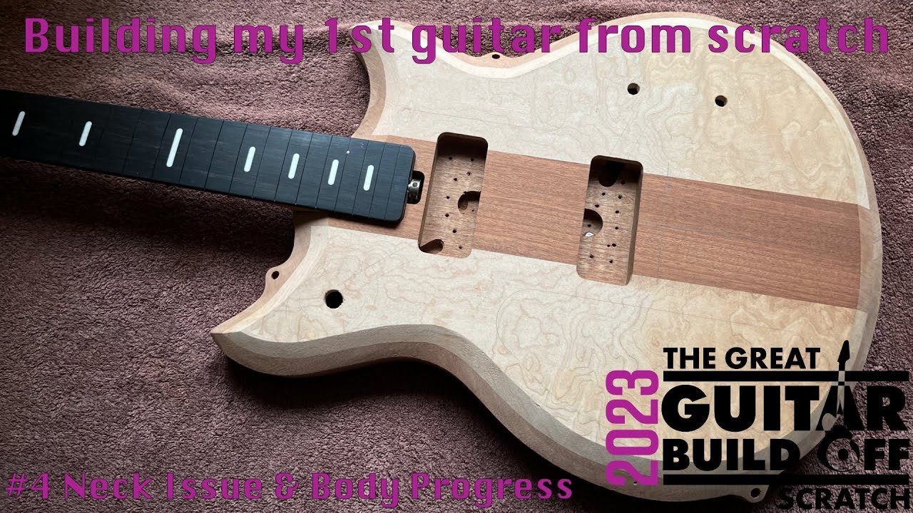 Building my 1st Guitar from Scratch for GGBO 2023 - Episode 4 - Neck ...