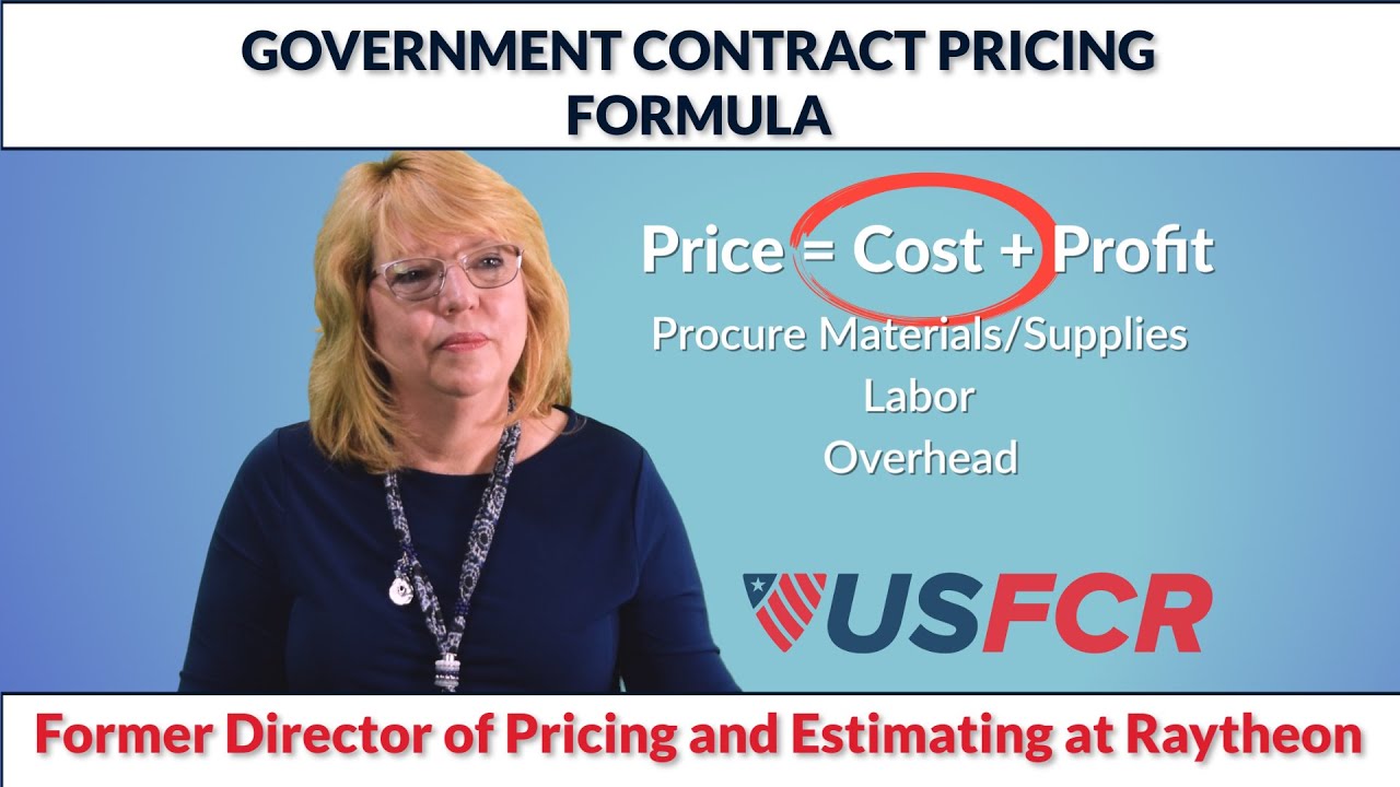 The Formula for Cost Proposals on Government Contracts - YouTube